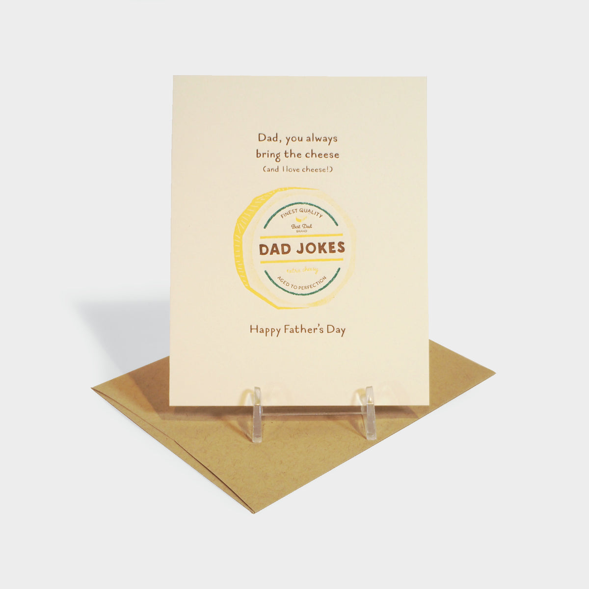 Cheesy Dad Jokes Greeting Card The Library Store