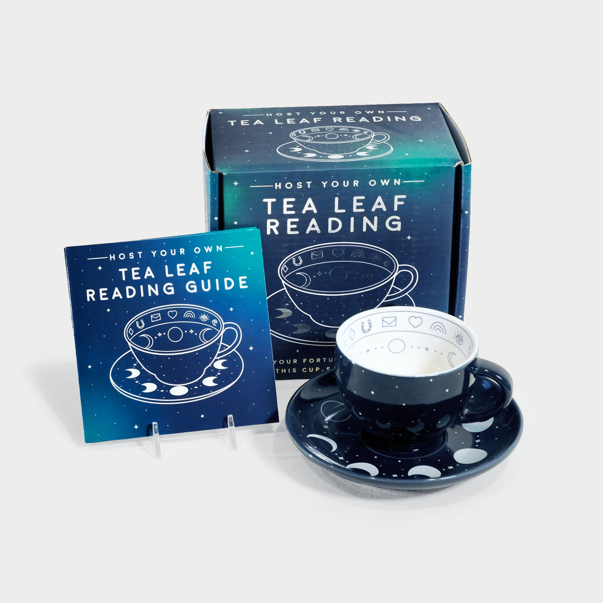 Cosmic Tea Leaf Reading Cup and Saucer – The Library Store
