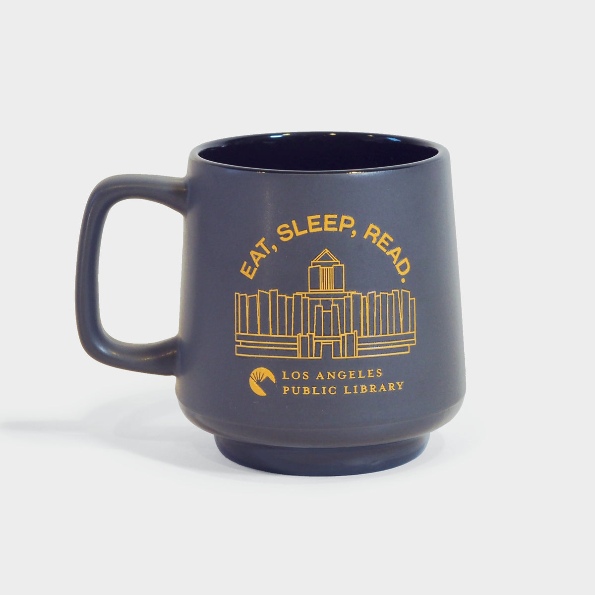 Eat, Sleep, Read. Los Angeles Public Library Mug – The Library Store