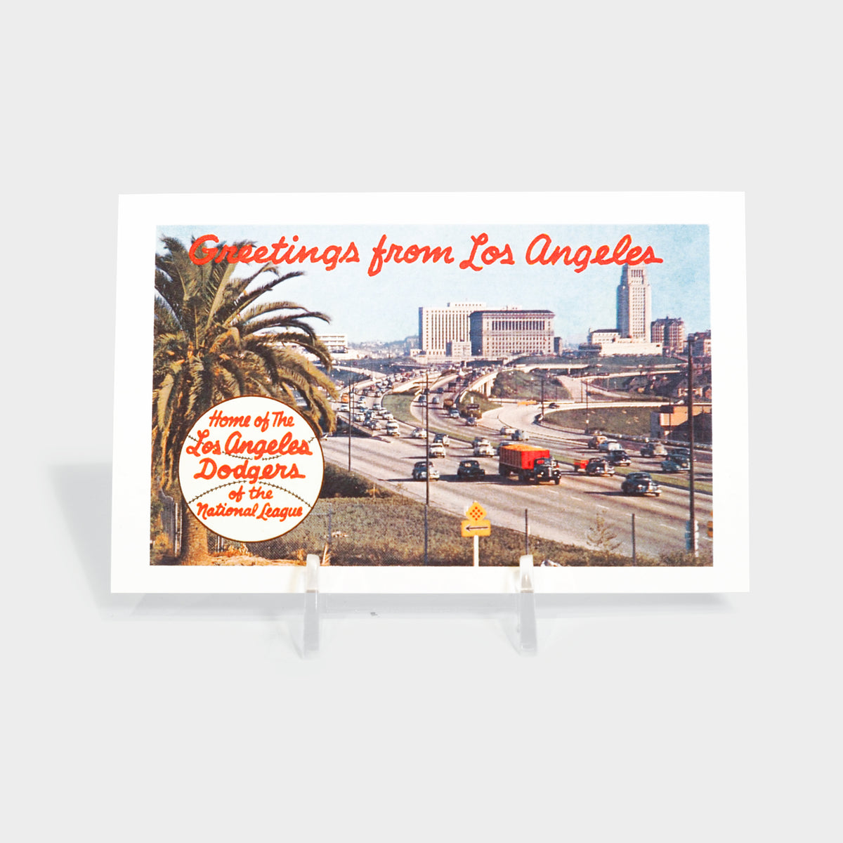 Greetings From L.A. Home of the Dodgers Post Card – The Library Store