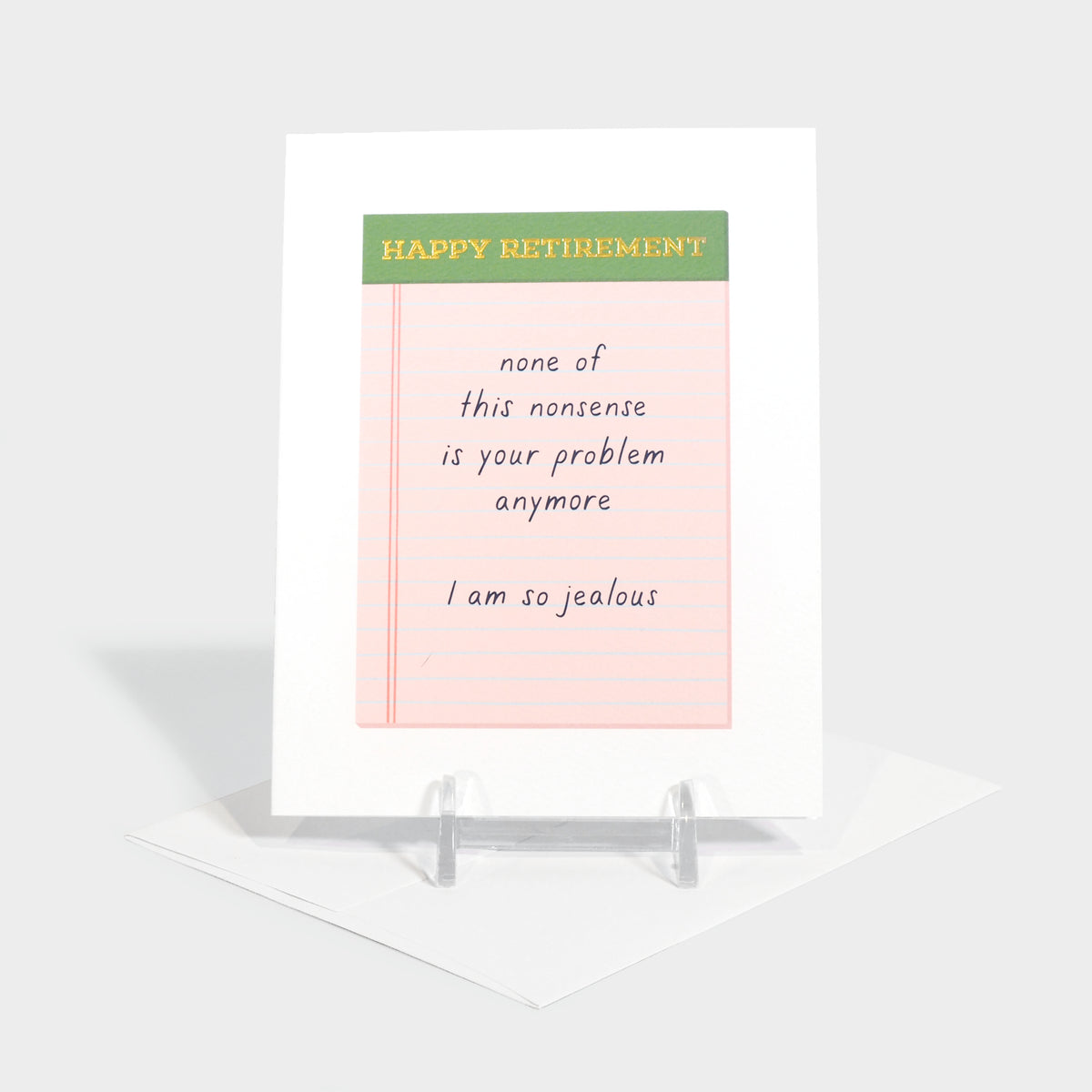 Legal Pad Retirement Card – The Library Store