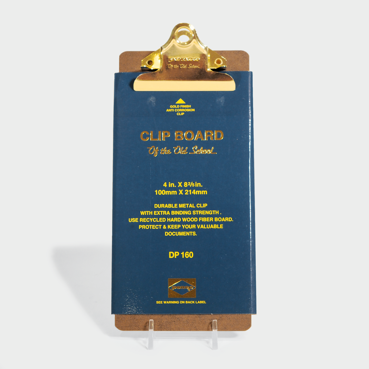 Old School Check Size Clipboard with Gold Clip – The Library Store
