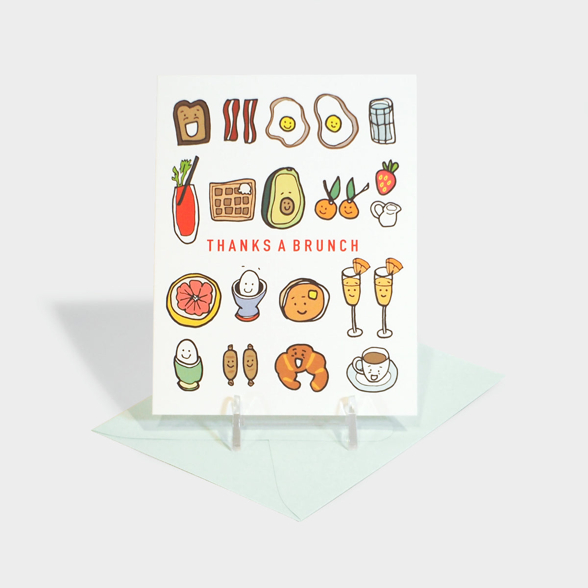 Thanks a Brunch Breakfast and Lunch Greeting Card – The Library Store