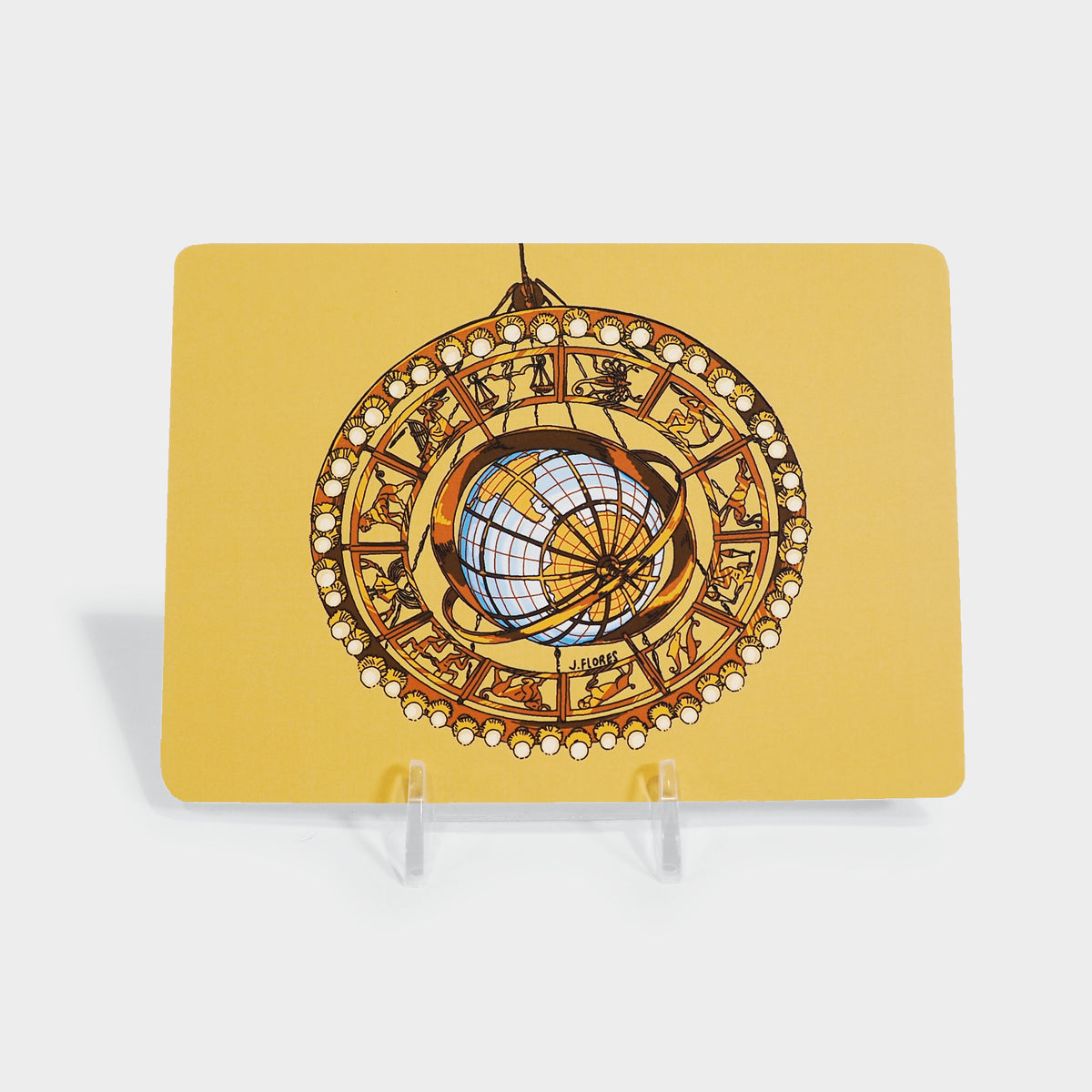 Zodiac Chandelier Illustrated Post Card – The Library Store