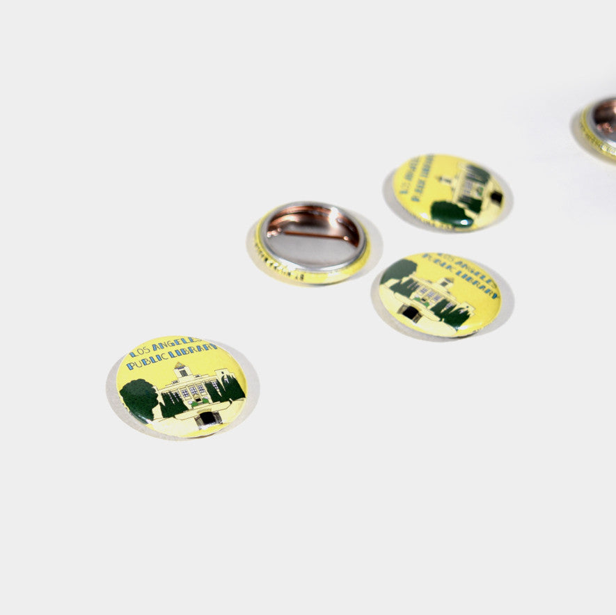 Los Angeles Public Library Button Pin – The Library Store